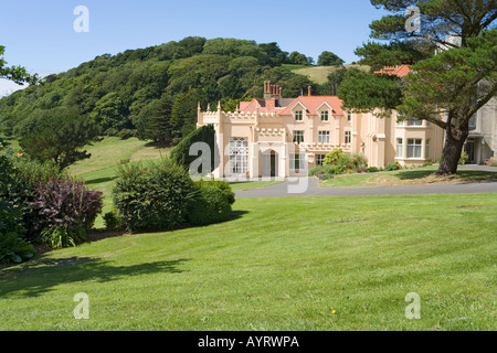 Lee Abbey Christian Conference Centre near Lynton, Exmoor, Devon Stock ...
