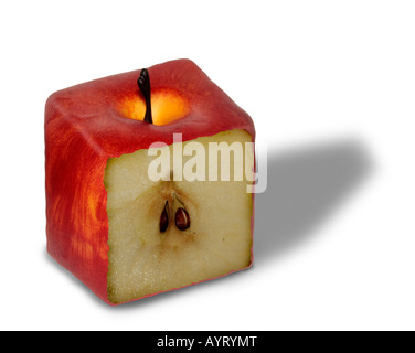Berlin, Germany, sliced apple Stock Photo - Alamy