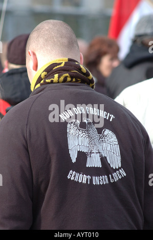 Germany, rally of Nazi and right extremists groups in hamburg, Neo Nazi ...