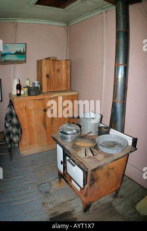 Preserved cabin of Albert Faille, pioneer, who spent 46 years looking ...