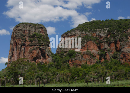 Cerro Memby, eye-catching monolith, Concepción, Paraguay, South America ...