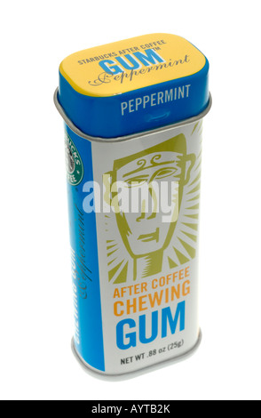 Starbucks After Coffee Chewing Gum Stock Photo - Alamy