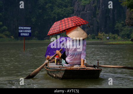 Hoang Long River Tam Coc Ninh Binh Province Stock Photo - Alamy