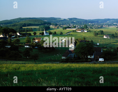 Germany Europe Lindlar nature reserve Bergisch Land North Stock Photo ...