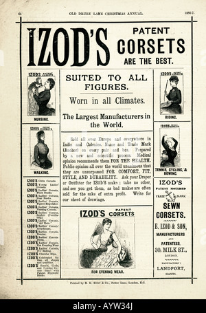 Victorian advertisement advert ad 1886 for Mrs Samuel May Theatrical ...