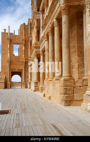 Roman Theatre, Sabratha, Libya, North Africa Stock Photo - Alamy