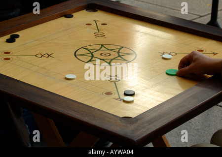 Counters and board for the Chinese board game Go, sometimes referred ...