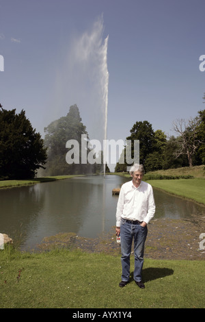 Stanway House in the cotswolds is famous for its 70 ft high fountain ...