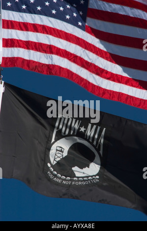 American and Prisoner of War / Missing in Action flags, Vietnam ...