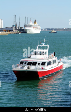 Red Jet 7, catamaran foot passenger ferry to the Isle of Wight of the ...