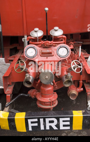 Indian Fire Brigade car Stock Photo - Alamy