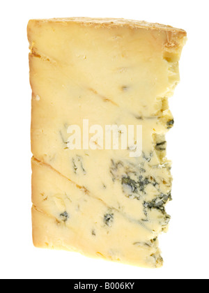 Stilton mature blue mouldy cheese - Dark background Stock Photo - Alamy