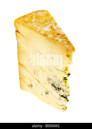Stilton mature blue mouldy cheese - Dark background Stock Photo - Alamy