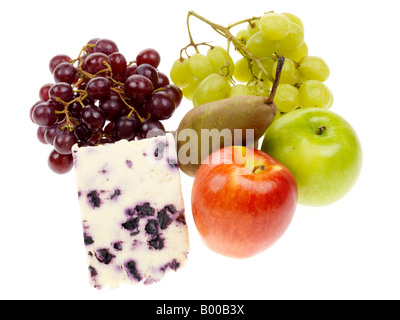 Blueberry White Stilton with Fruit Stock Photo - Alamy