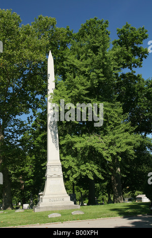John Alexander Collins Grave Site Obelisk Monument Woodland Cemetery ...