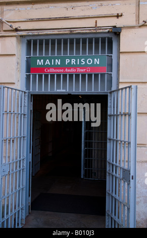 alcatraz main prison entrance Stock Photo - Alamy