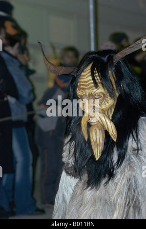 Krampus and Perchta Run Stock Photo - Alamy