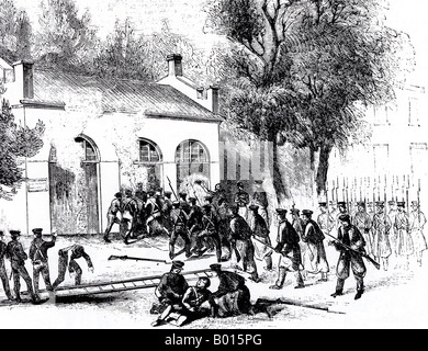 capture john brown harper's ferry 1859 Virginia abolitionist slavery ...