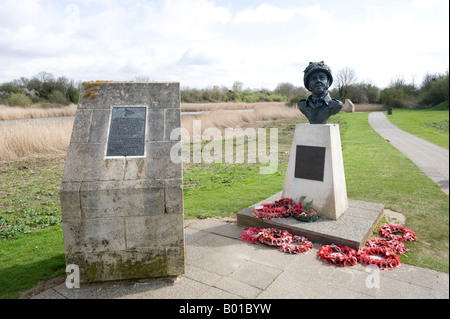 Major John Howard memorial at Pegasus Bridge Caen Canal Bénouville Near ...