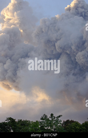 Merapi volcano on the Java island, Indonesia. Few month before eruption ...