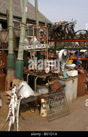Somerset Carhampton Chris Crackers Junk shop interior Stock Photo - Alamy