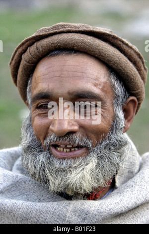 Portrait of an old Pakistani man, Bani Muri, Pakistan Stock Photo - Alamy