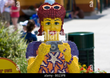 Lego Life Sized Mother Mum with Camera Stock Photo - Alamy