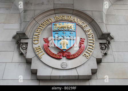 The Chartered Insurance Institute Crest, Aldermanbury, London, England ...