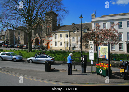 Chipping car park, Tetbury, Gloucestershire Stock Photo - Alamy