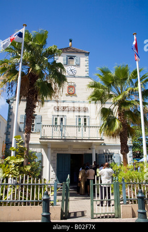 The Court House, Philipsburg, St Maarten Stock Photo - Alamy