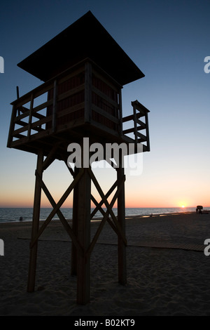 Matalascañas beach at dusk, Almonte, Huelva Province, Andalusia, Spain ...