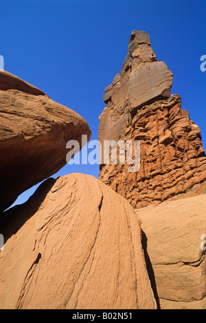 USA, Utah, Moab. Determination Towers monolith group in Courthouse ...