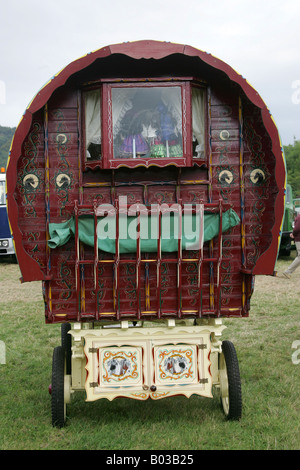 Window of Gypsy Romany Caravan Stock Photo - Alamy