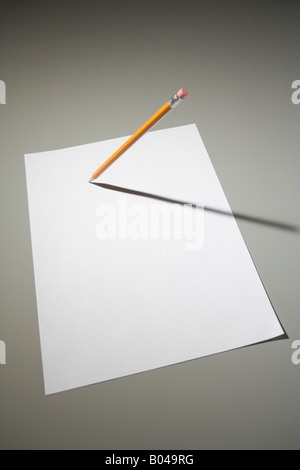 Pencil point close-up on white background Stock Photo - Alamy