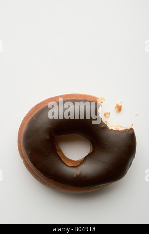 Doughnut with missing bite Stock Photo - Alamy