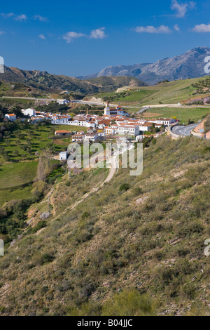White village of Atajate, Andalucia, Spain Stock Photo - Alamy