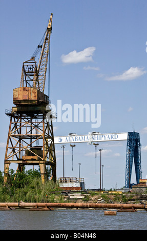 Alabama shipyards Mobile Stock Photo - Alamy