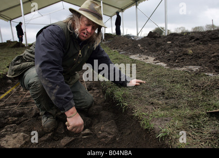 Phil Harding of Channel Four TV's time team Stock Photo - Alamy