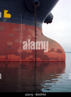 oil tanker bow Stock Photo - Alamy