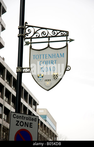 Street sign for Tottenham Court Road in London, UK Stock Photo - Alamy