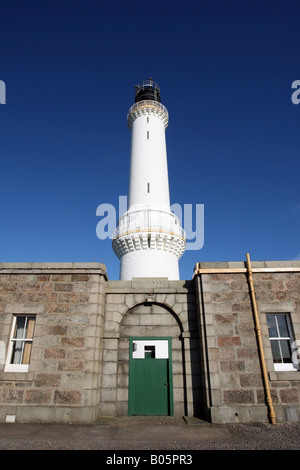 Girdleness Lighthouse, designed by Robert Stevenson, which sits at the ...