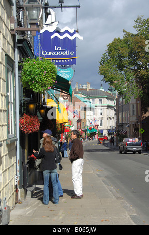 Canada, Quebec, Quebec City. Upper Town Stock Photo - Alamy