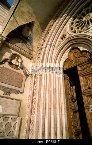 The entrance to the lower church the Basilica of Saint Francis of ...