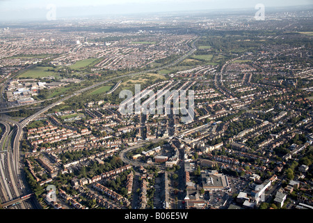 Aerial view south east of Charlie Brown s Roundabout Junction 4 and ...