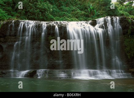 Talofofo Falls, Guam. Scenic island waterfall. A travel tourist ...