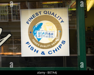 Fish shop window in Whitby decorated with Sharks Jaw Bones displaying ...