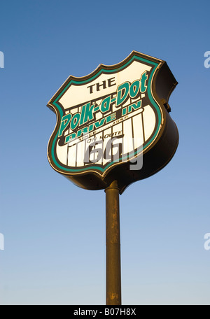 Polk-A-Dot Drive In, Braidwood, IL Stock Photo - Alamy
