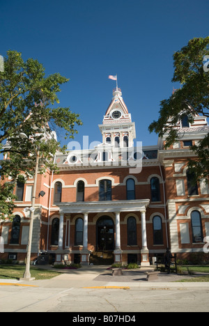 pontiac courthouse on route 66 illinois Stock Photo - Alamy