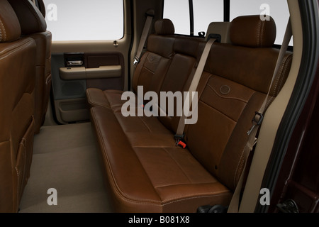 2008 Ford F-150 Lariat King Ranch in Red - Dashboard, center console ...