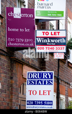Estate agents signs Stock Photo: 29210478 - Alamy